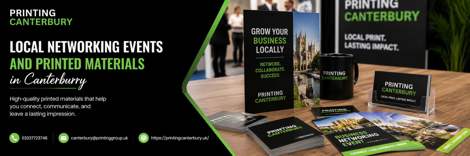 Networking Events and Print Services in Canterbury